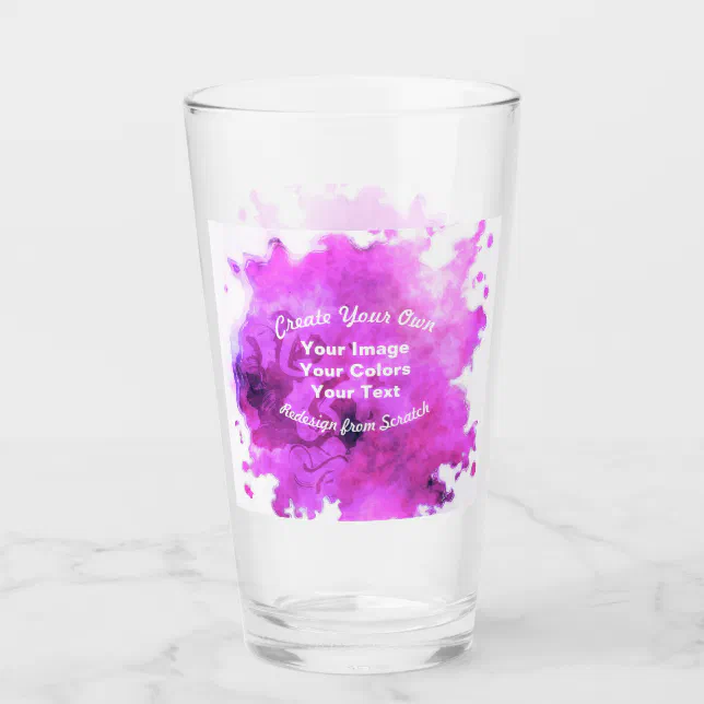 Create Your Own Custom Design Glass Zazzle