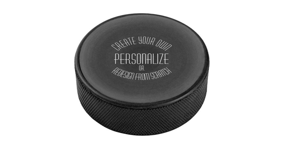Create Your Own - Custom Design Hockey Puck | Zazzle