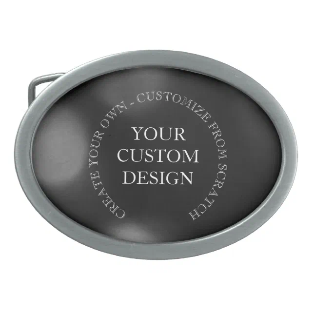 Create Your Own Custom Design/Logo Belt Buckle | Zazzle