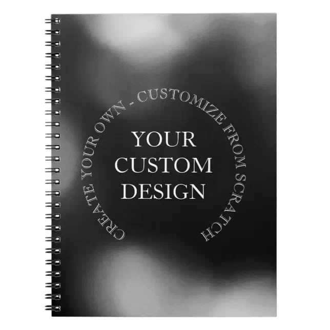 Create Your Own Custom Design/Logo Notebook | Zazzle