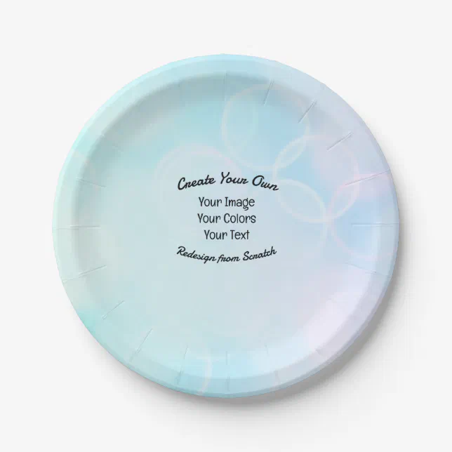 Create Your Own Custom Design/Logo Paper Plates | Zazzle