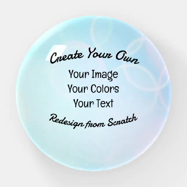 Create Your Own Custom Design/Logo Paperweight | Zazzle