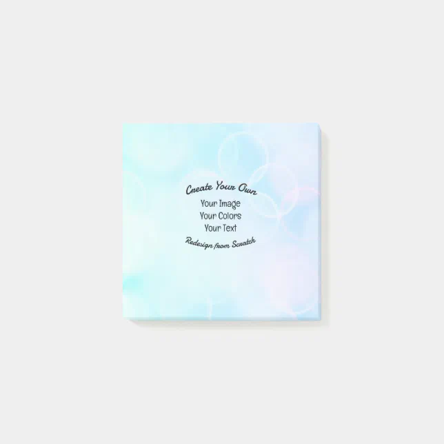 Create Your Own Custom Design/Logo Post-it Notes | Zazzle