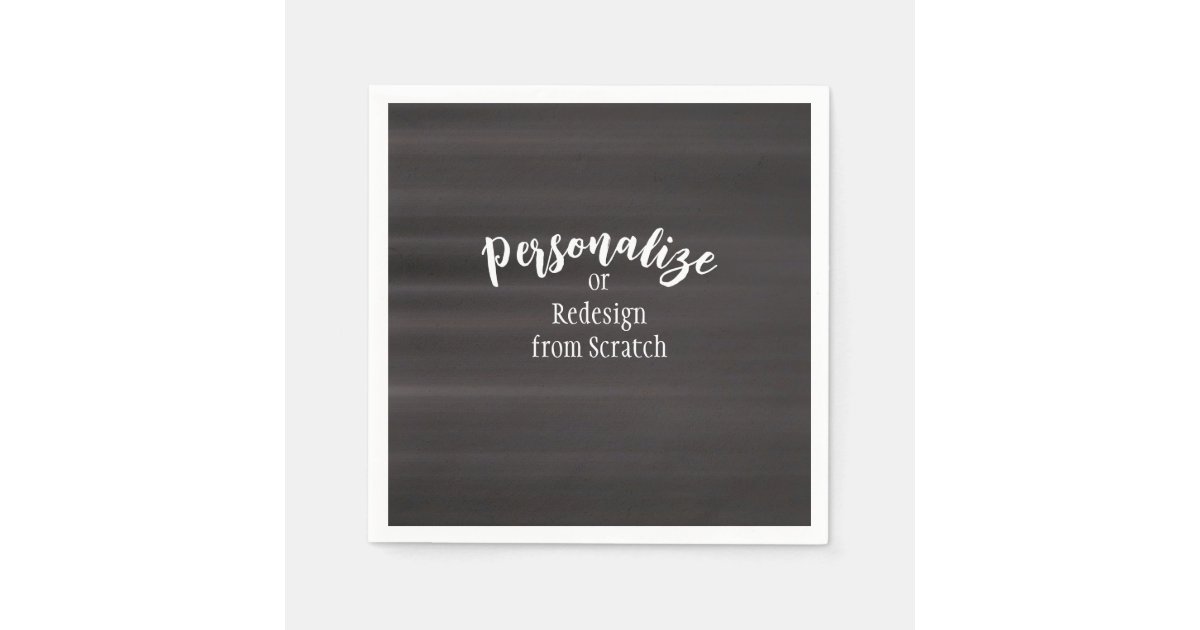 Create Your Own Custom Design Napkins | Zazzle