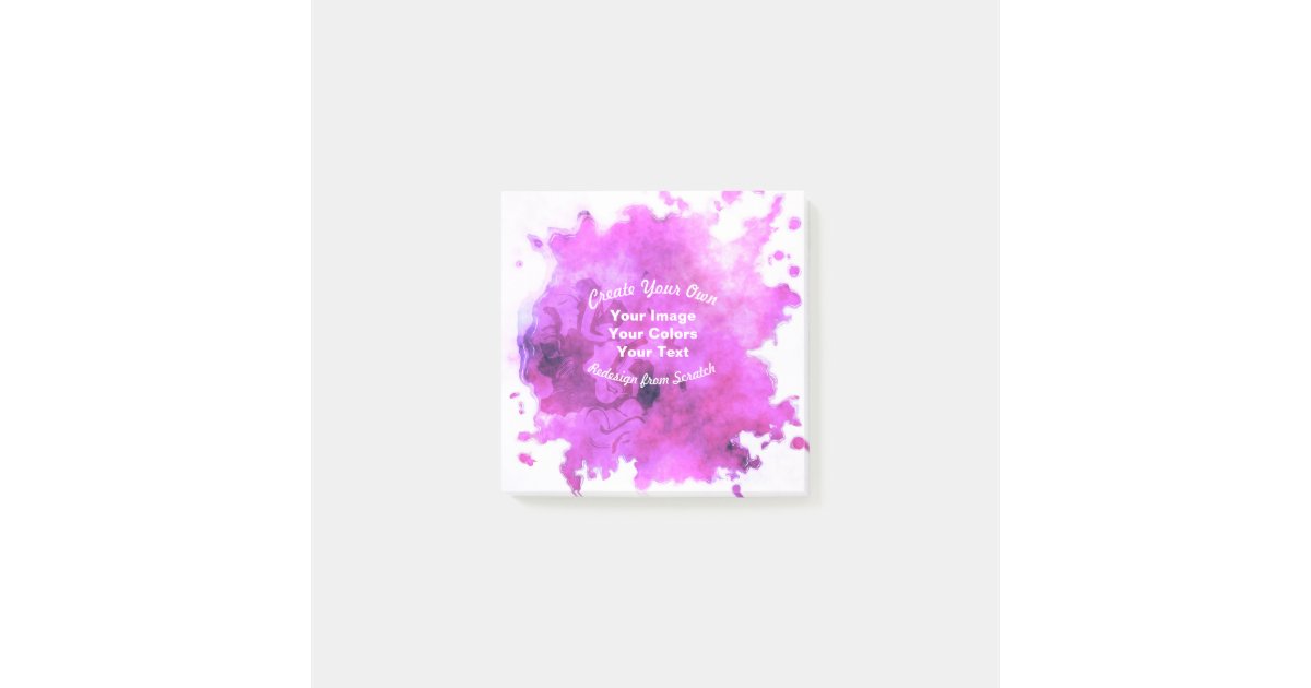 Create Your Own Custom Design Post-it Notes | Zazzle