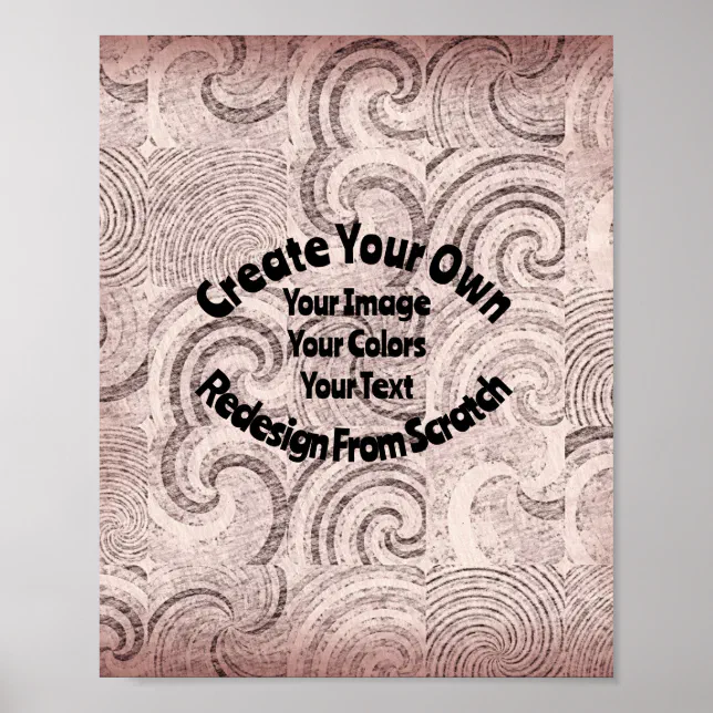 Create Your Own Custom Design Poster | Zazzle