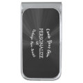 Create Your Own Custom Design Silver Finish Money Clip | Zazzle