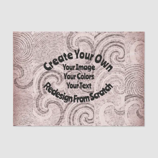 Create Your Own Custom Design Tissue Paper | Zazzle
