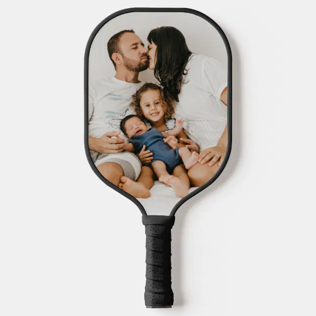 Create Your Own Custom Family Photo Personalized Pickleball Paddle | Zazzle