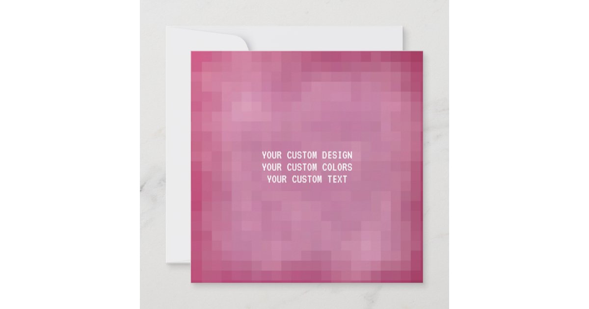 Create Your Own Custom Flat Card | Zazzle