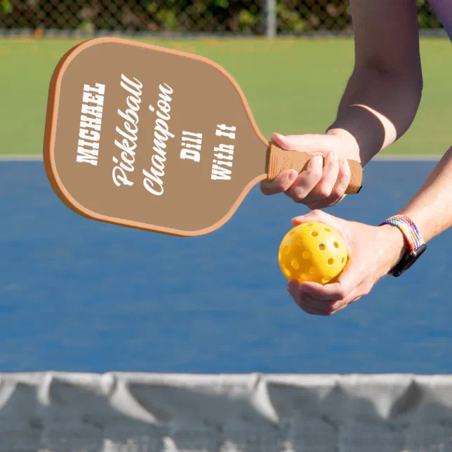 Create Your Own Custom Funny Message Pickleball Paddle | Zazzle