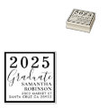 Create Your Own Custom Graduate Return Address Rubber Stamp | Zazzle