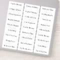 Create Your Own Custom Guest Name Sticker Pack | Zazzle