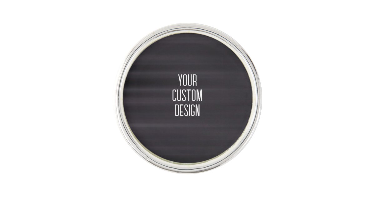 Create Your Own Custom Image Lapel Pin | Zazzle