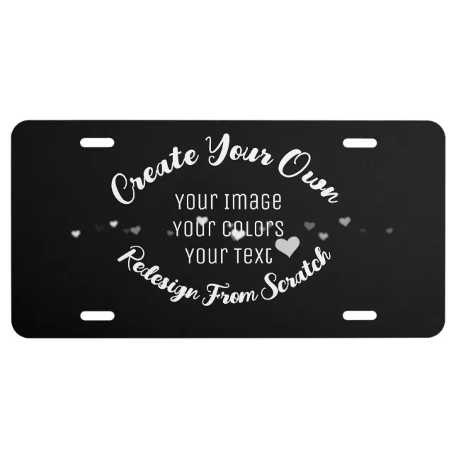 Create Your Own Custom Image License Plate | Zazzle