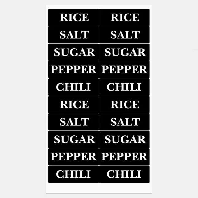 Create Your Own Custom Kitchen Product Labels | Zazzle