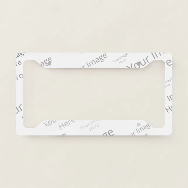 Create Your Own Custom License Plate Frame | Zazzle