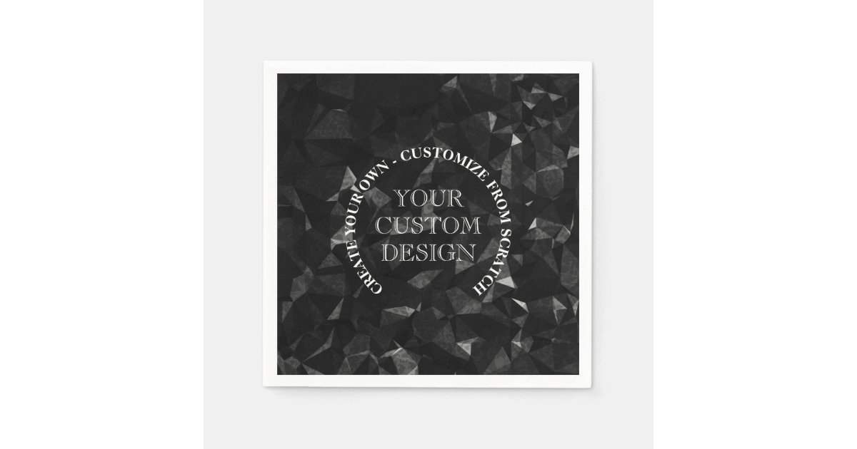 Create Your Own Custom Logo/Design Napkins | Zazzle