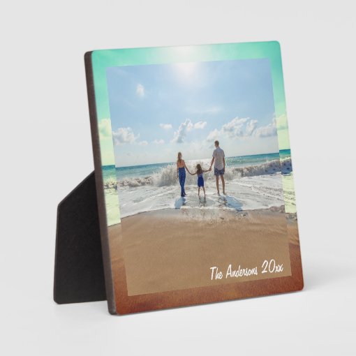 Create Your Own Custom Memorable Family Photo Plaque | Zazzle