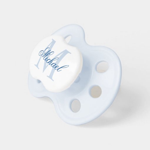 Create Your Own Custom Monogram And Name Pacifier | Zazzle