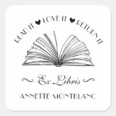 Create Your Own Custom Name Ex Libris Bookplate | Zazzle