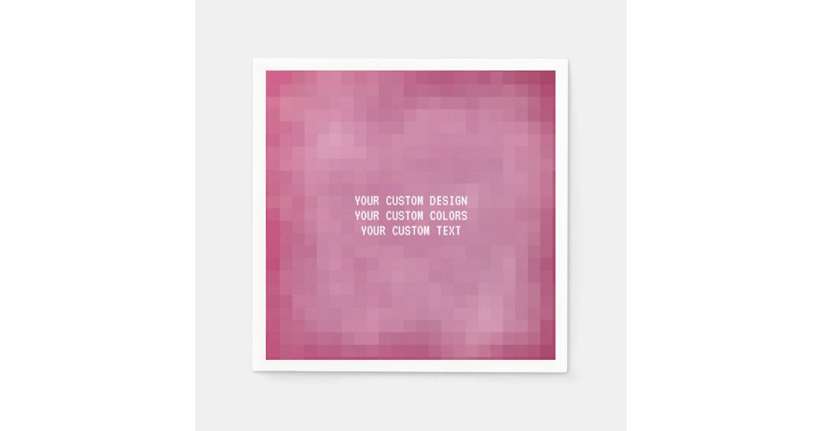 Create Your Own Custom Napkins | Zazzle