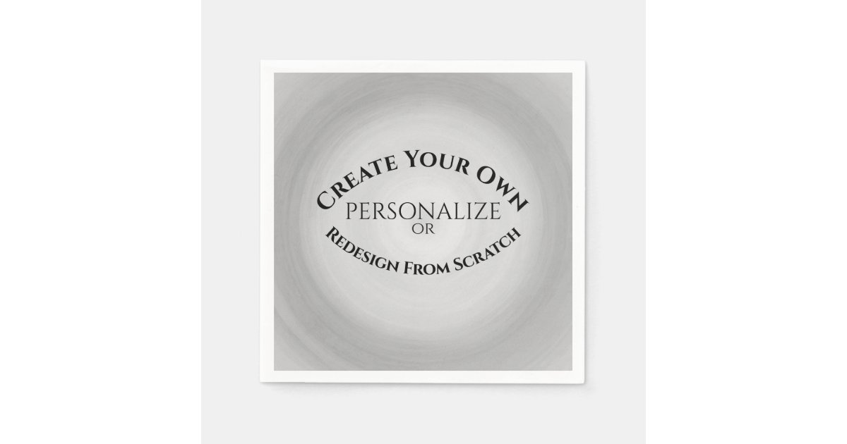 Create Your Own Custom Napkins | Zazzle