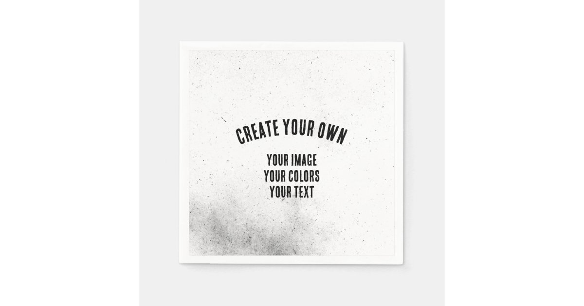 Create Your Own Custom Napkins | Zazzle