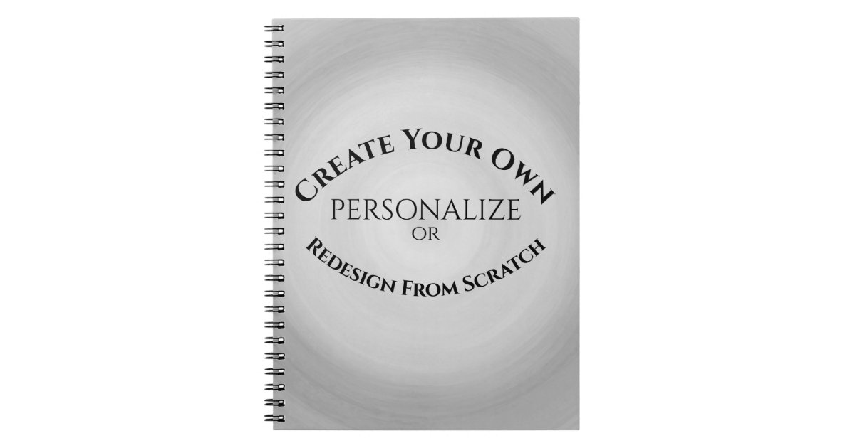 Create Your Own Custom Notebook | Zazzle