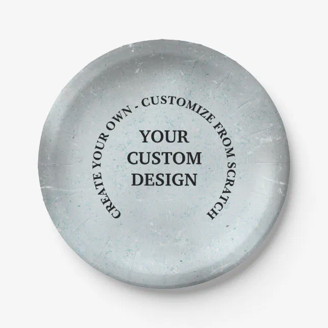 Create Your Own Custom Paper Plates | Zazzle