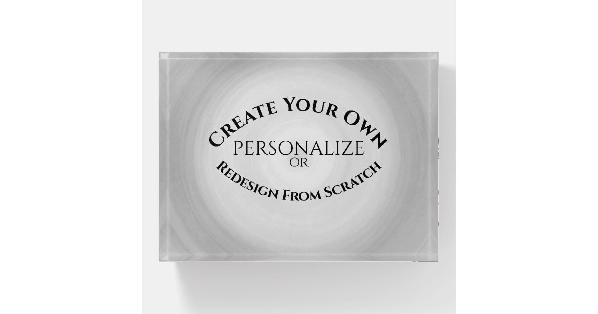 Create Your Own Custom Paperweight | Zazzle