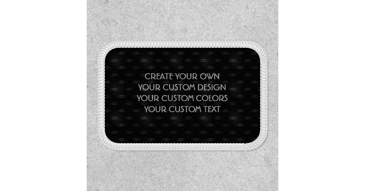 Create Your Own Custom Patch | Zazzle