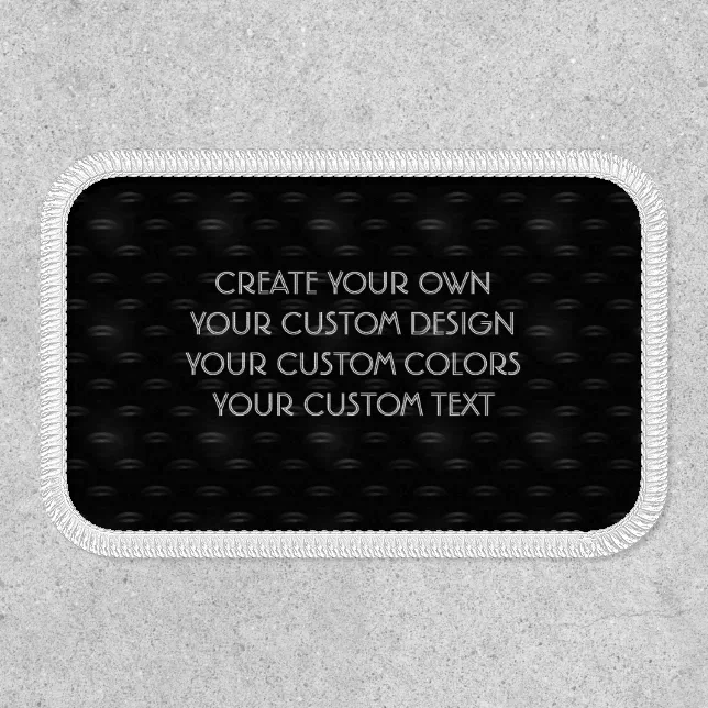 Create Your Own Custom Patch | Zazzle