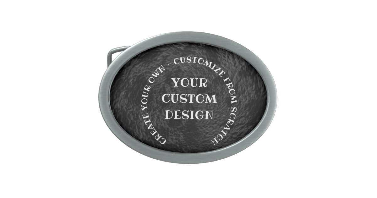 Create Your Own Custom Personalized Belt Buckle | Zazzle