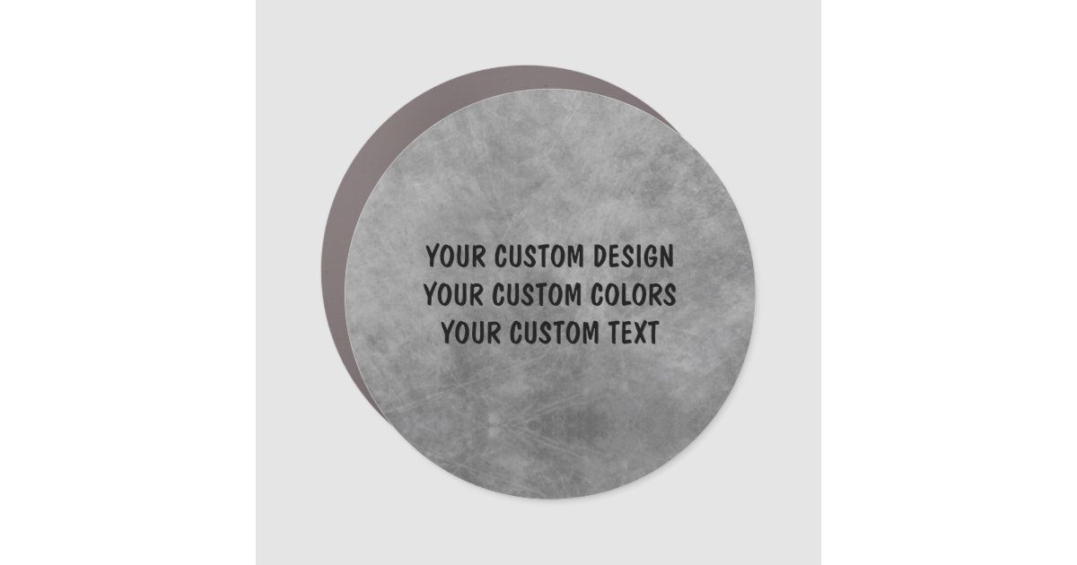 Create Your Own Custom Personalized Car Magnet | Zazzle