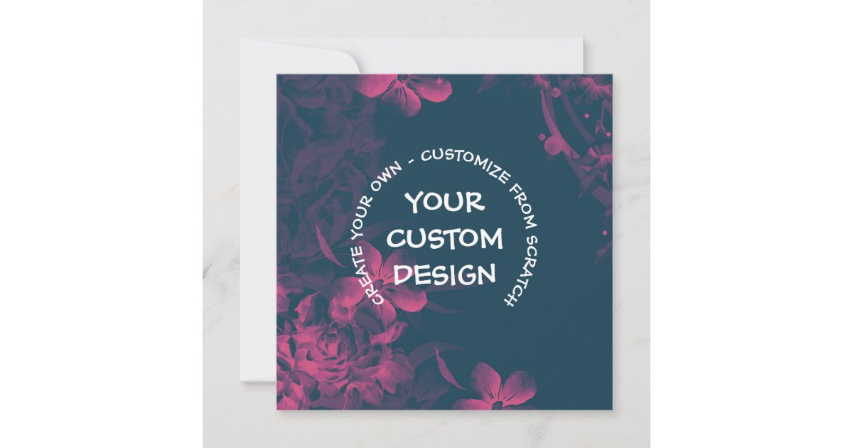 Create Your Own Custom Personalized Card | Zazzle