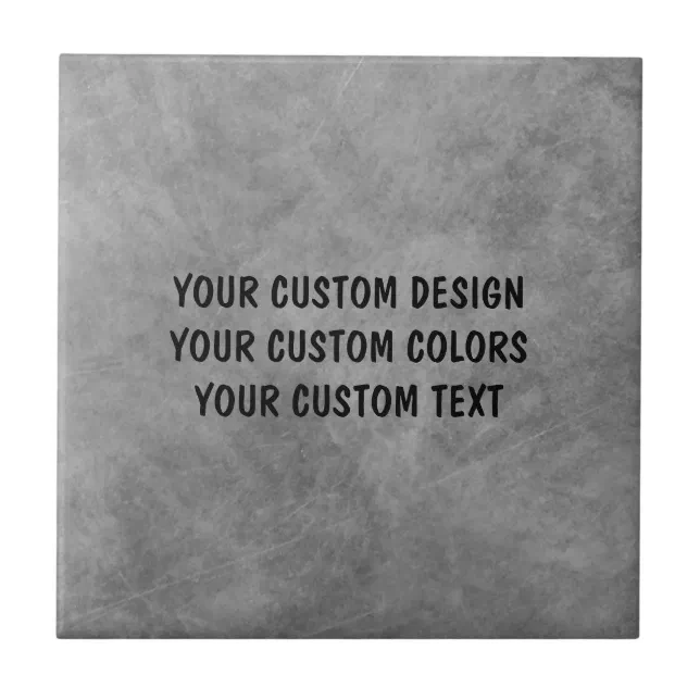 Create Your Own Custom Personalized Ceramic Tile | Zazzle