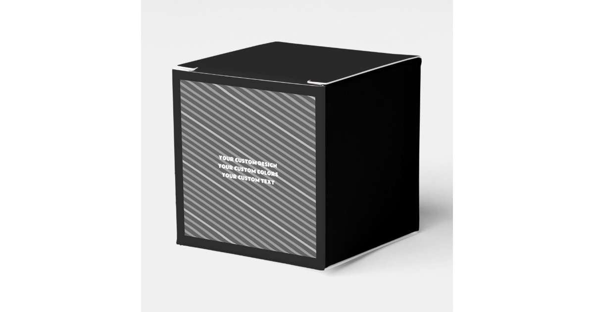 Create Your Own Custom Personalized Favor Boxes | Zazzle