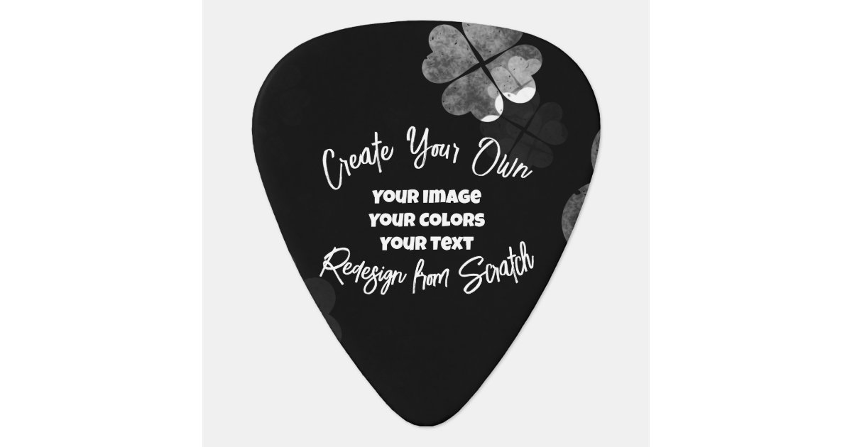 Create Your Own Custom Personalized Guitar Pick | Zazzle