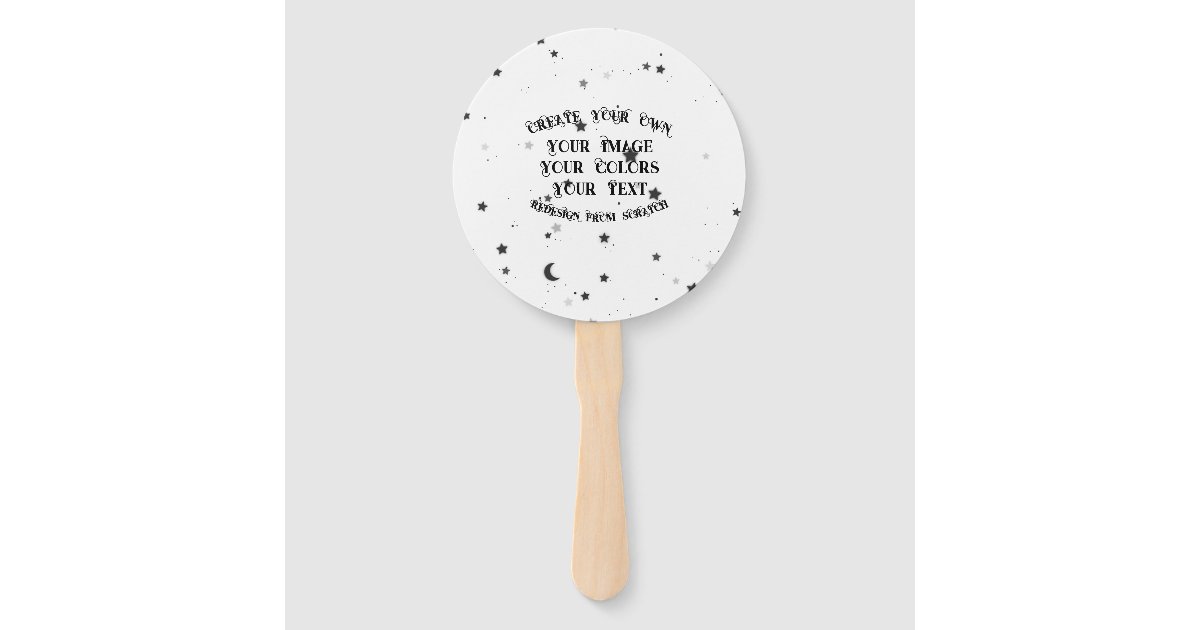 Create Your Own Custom Personalized Hand Fan | Zazzle