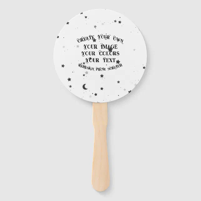 Create Your Own Custom Personalized Hand Fan | Zazzle
