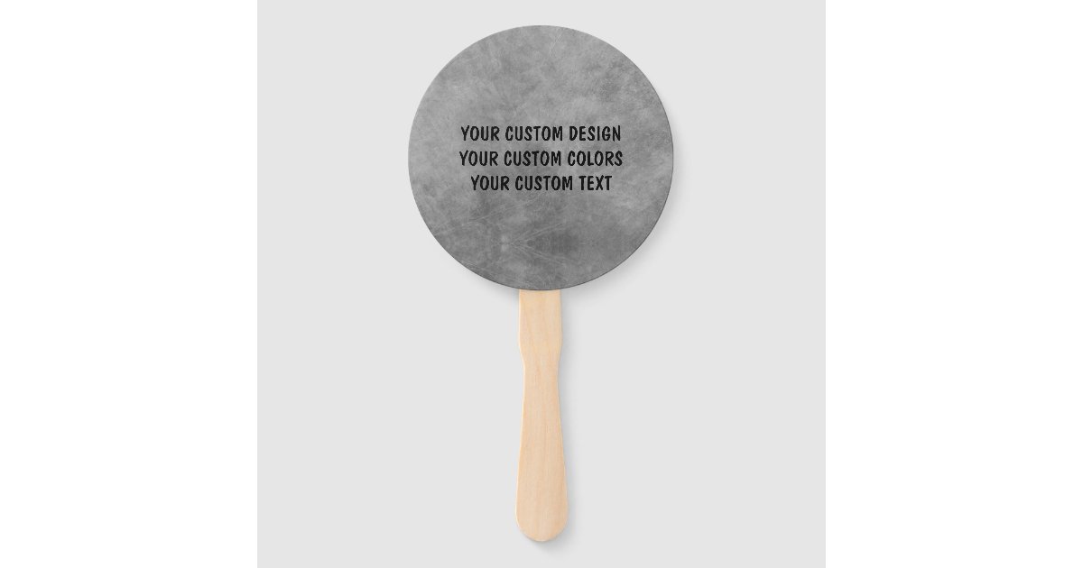 Create Your Own Custom Personalized Hand Fan | Zazzle