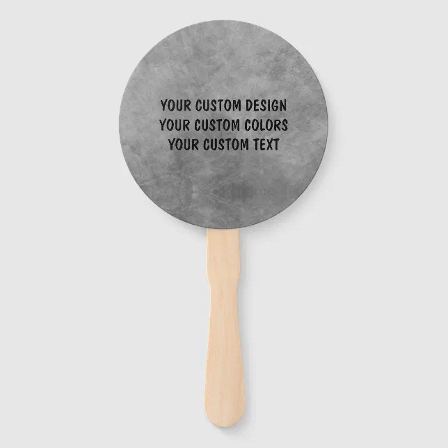 Create Your Own Custom Personalized Hand Fan | Zazzle