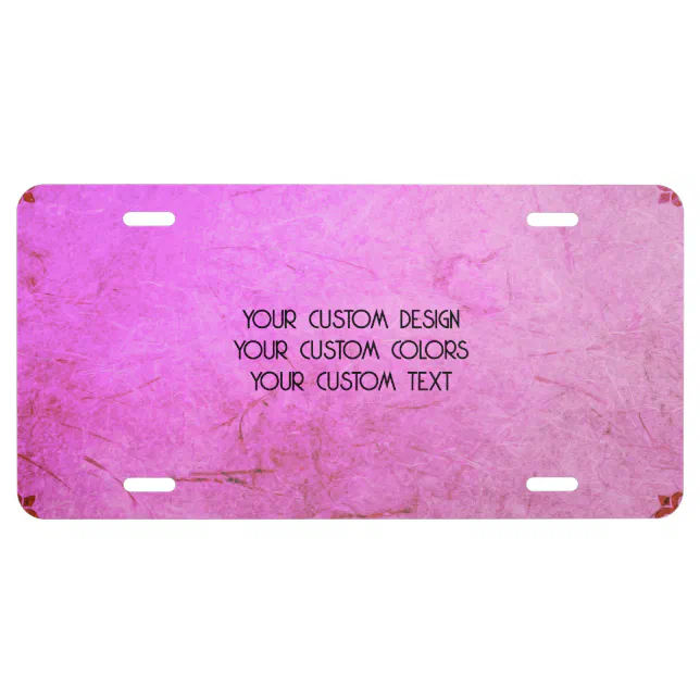 Create Your Own Custom Personalized License Plate | Zazzle