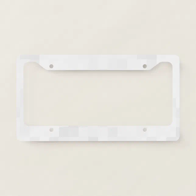 Create Your Own Custom Personalized License Plate Frame | Zazzle