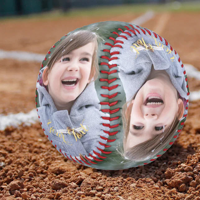 Create Your Own Custom Personalized Photo Baseball | Zazzle