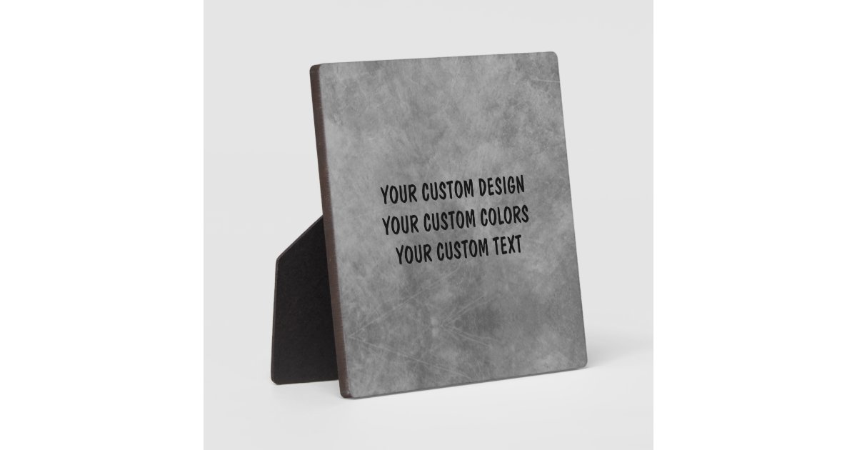 Create Your Own Custom Personalized Plaque | Zazzle