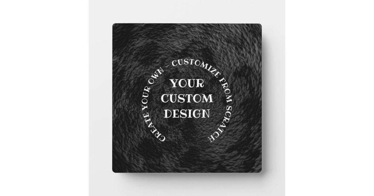 Create Your Own Custom Personalized Plaque | Zazzle