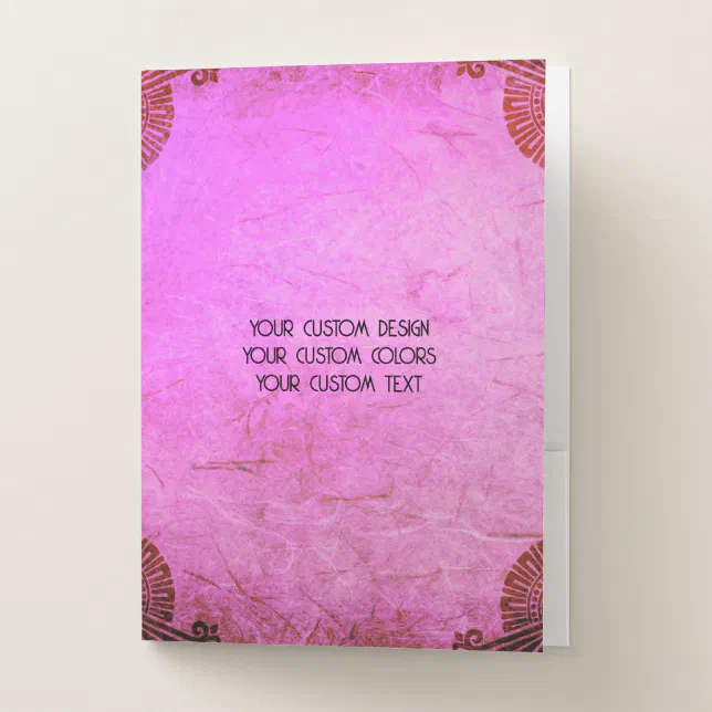 Create Your Own Custom Personalized Pocket Folder | Zazzle