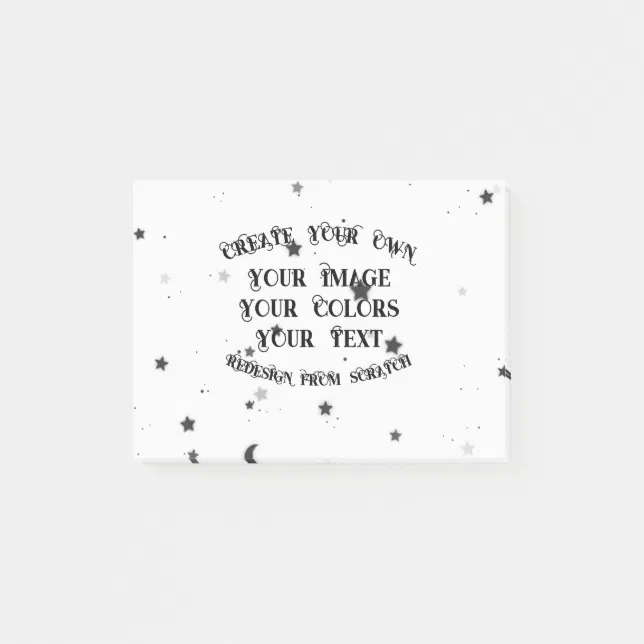 Create Your Own Custom Personalized Post-it Notes | Zazzle